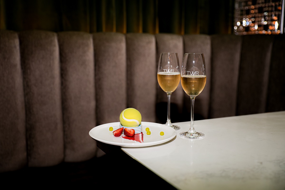 The Tennis Ball Cheesecake at TWR - Crown Melbourne